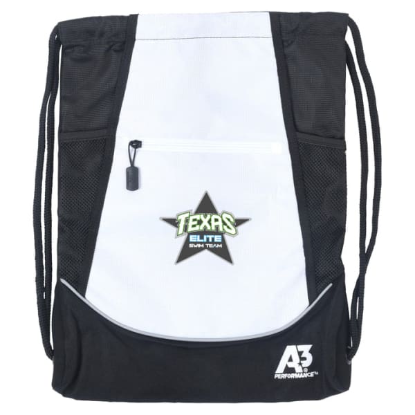 Custom Texas Elite Swim Team Logo Cinch Bags – A3 Performance