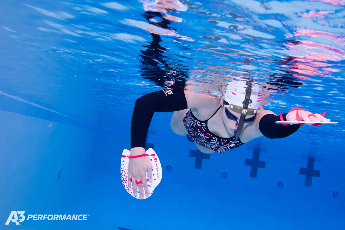 Which Swimming Hand Paddle is Right For You? - Power versus Fusion – A3 ...