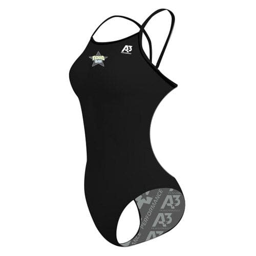 Texas Elite Swim Logo Team Solid Female Xback Swimsuit – A3 Performance